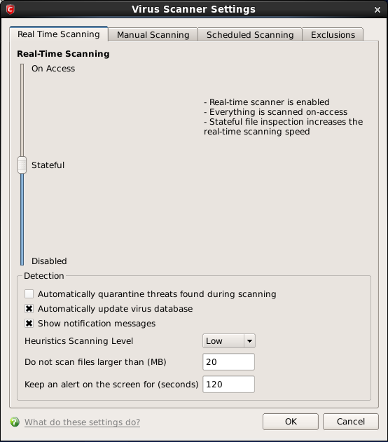 Real Time, Manual, Scheduled Virus Scanning Settings | Comodo Antivirus Help